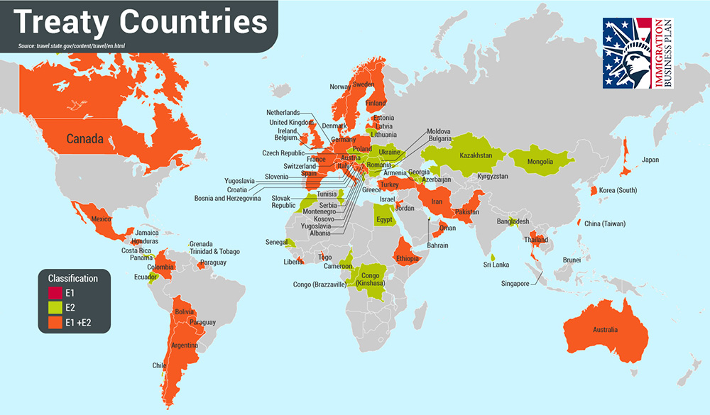 Is Your Country An E 2 Or E 1 Visa Treaty Country Is Your Country An E 2 Or E 1 Visa Treaty Country